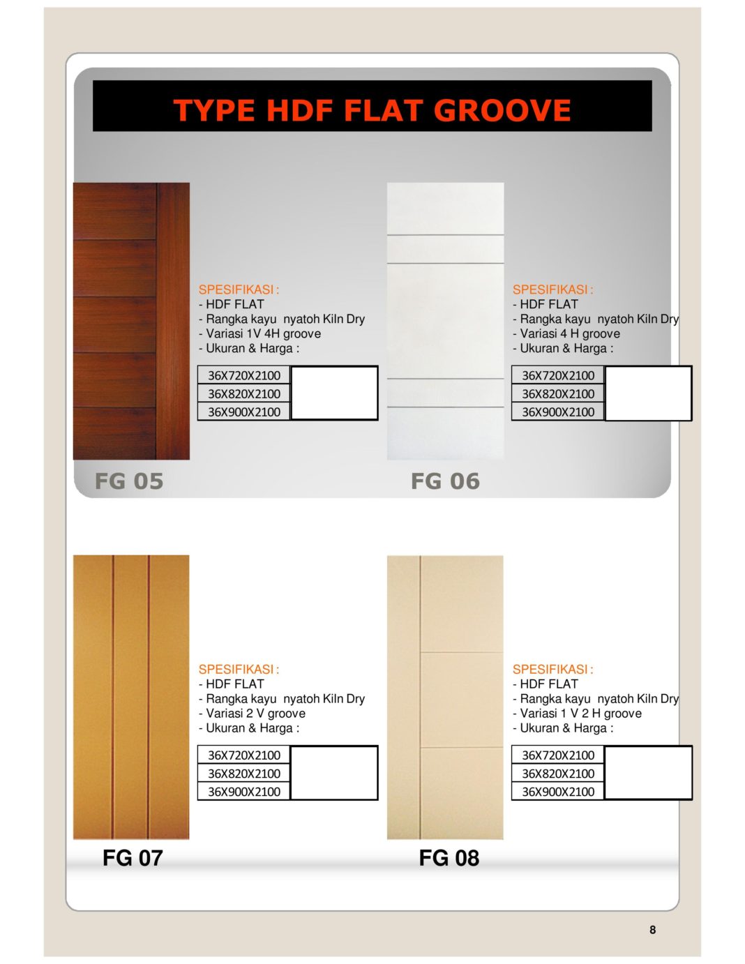 Pintu HDF Excellent Door Penajam Paser Utara – CV. Bangun Tujuh Cahaya